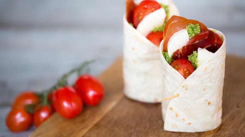 Italiensk inspirerede wraps | Nem og hurtig opskrift - 10 min. | nemlig.com