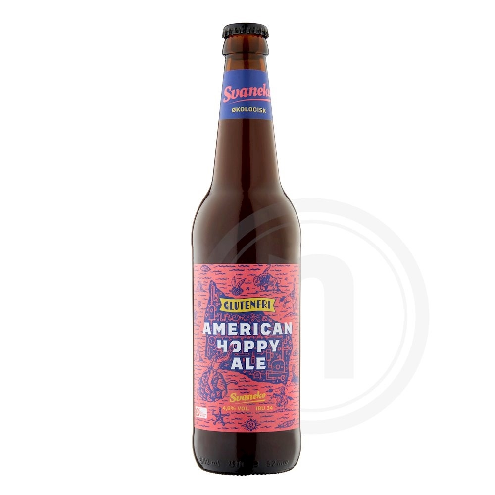 American Hoppy Ale øko. fra Svaneke Bryghus – Leveret med nemlig.com
