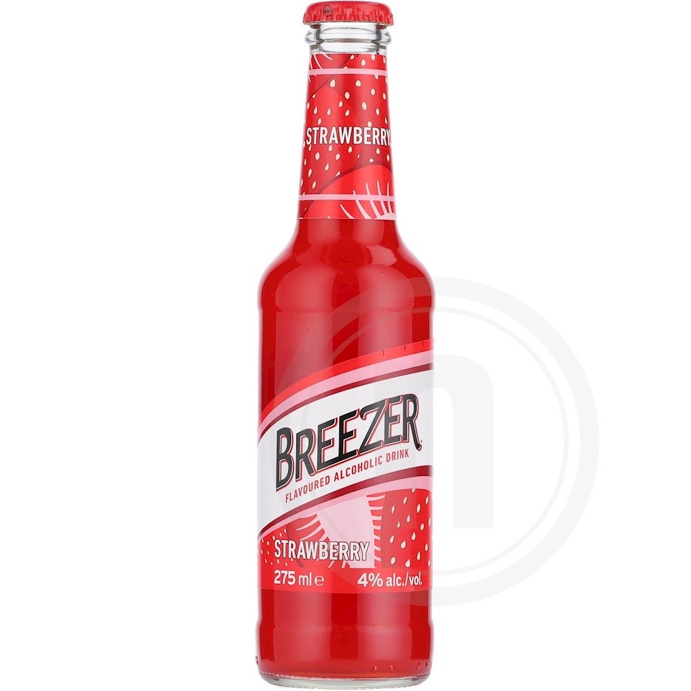 Breezer Strawberry (4%) fra Bacardi – køb online hos nemlig.com
