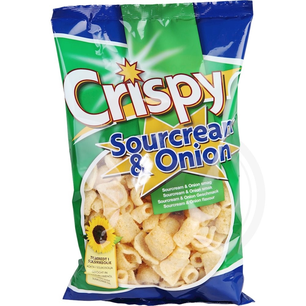 Crispy sour cream & onion fra Crispy Food – Leveret med nemlig.com