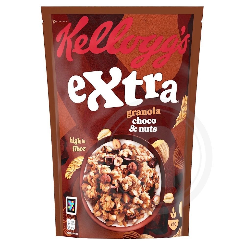 Crunchy müsli m. chokolade fra Kellogg's – Leveret med nemlig.com