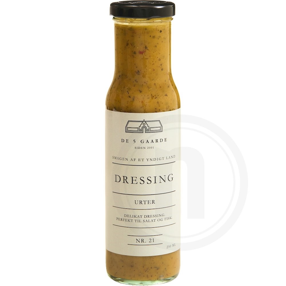 Dressing m. urter fra De 5 Gaarde – Leveret med nemlig.com