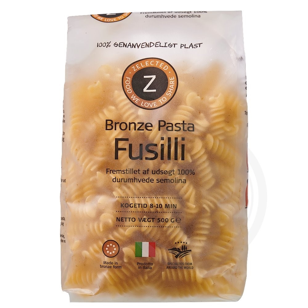 Fusilli fra Zelected Foods – Leveret med nemlig.com Fusilli fra Zelected Foods – Leveret med nemlig.com