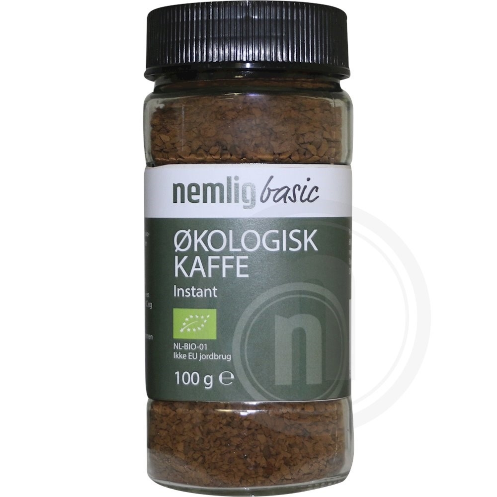 Instant kaffe øko. fra nemlig basic – Leveret med nemlig.com