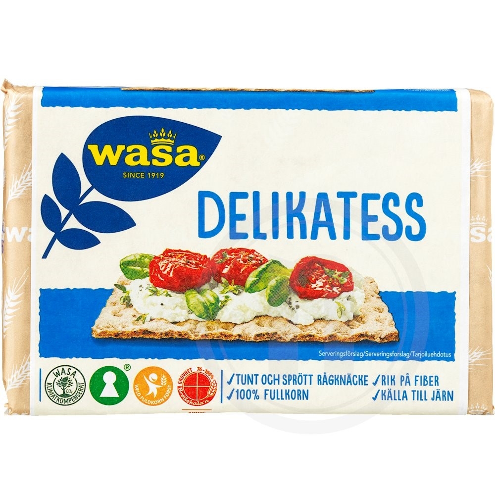 Knækbrød delikatess fra Wasa – Leveret med nemlig.com