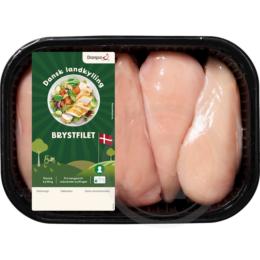 Kyllingebrystfilet fra Land kylling – Leveret med nemlig.com