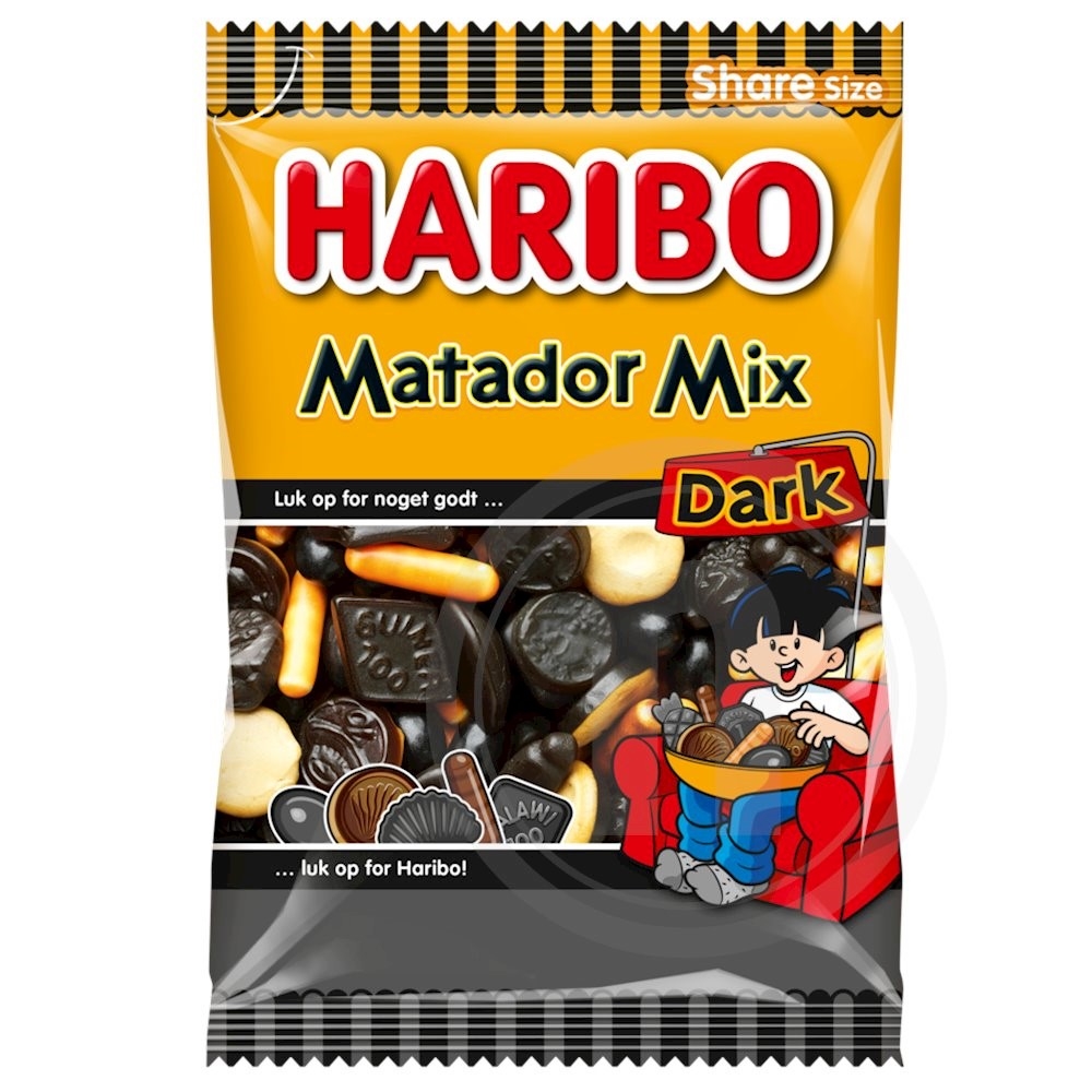 Matador mix dark fra HARIBO – køb online hos nemlig.com