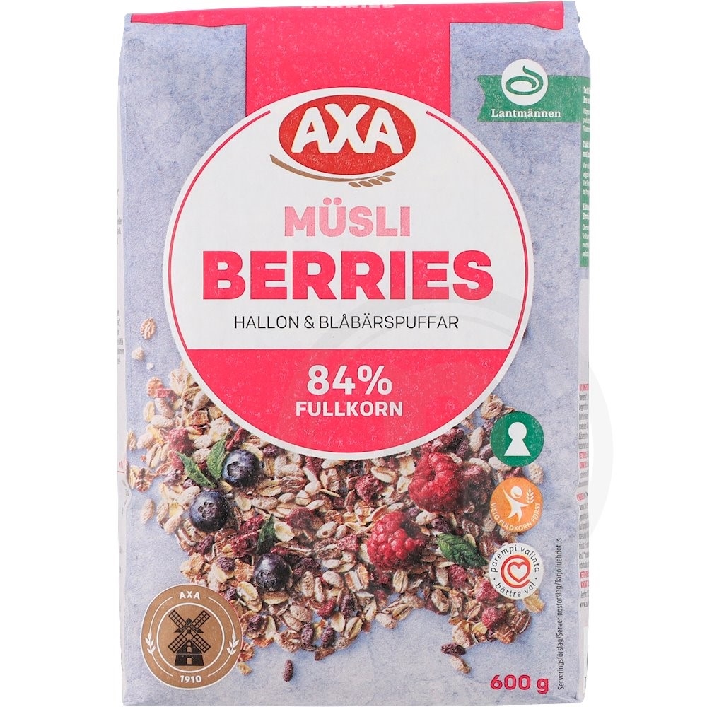 Müsli m. bær fra Axa – Leveret med nemlig.com