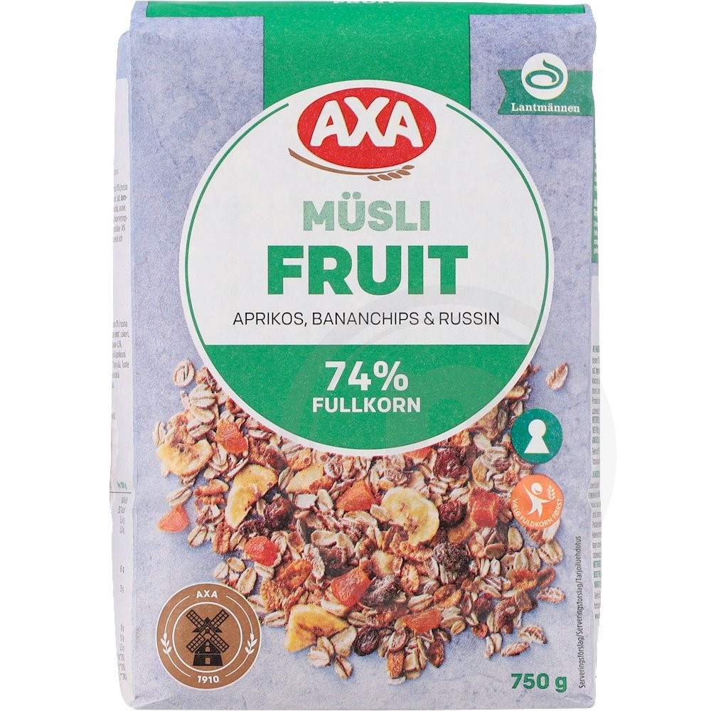 Müsli m. frugt fra Axa – Leveret med nemlig.com