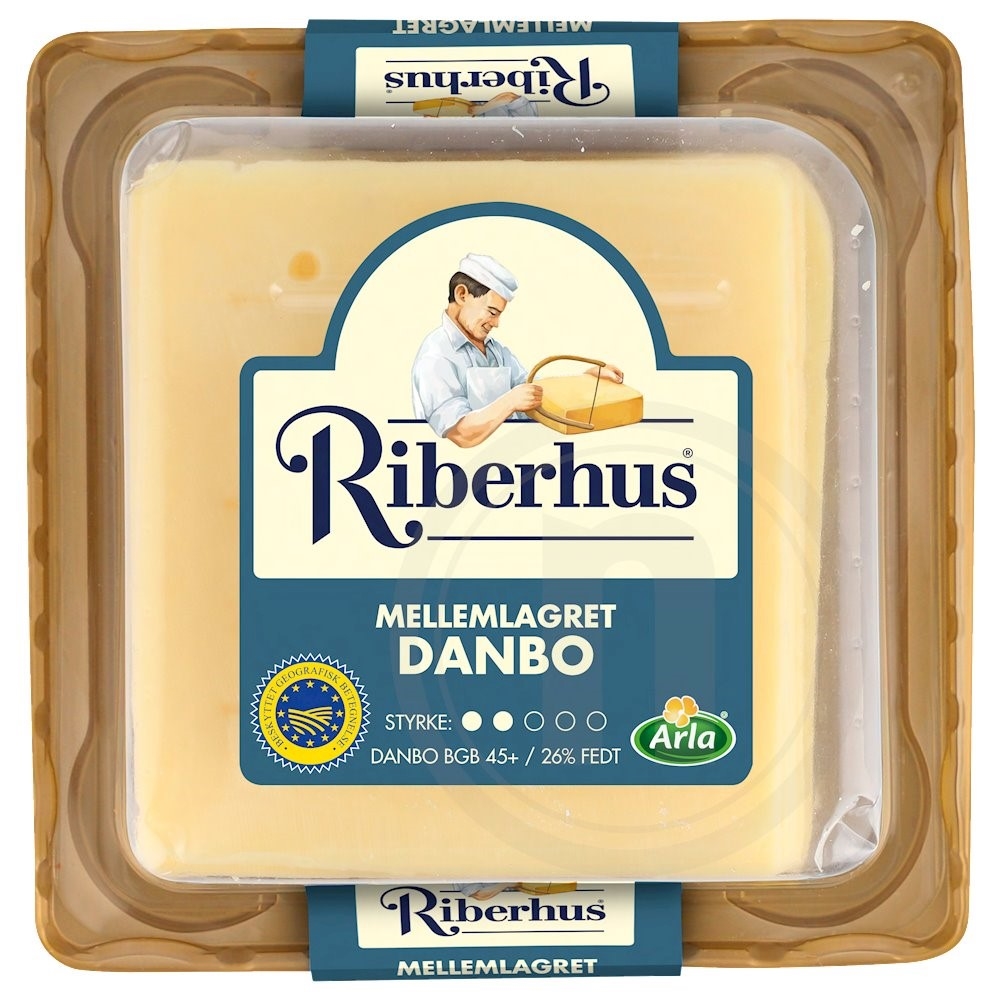 Ost i skiver ML 45+ fra Riberhus – Leveret med nemlig.com