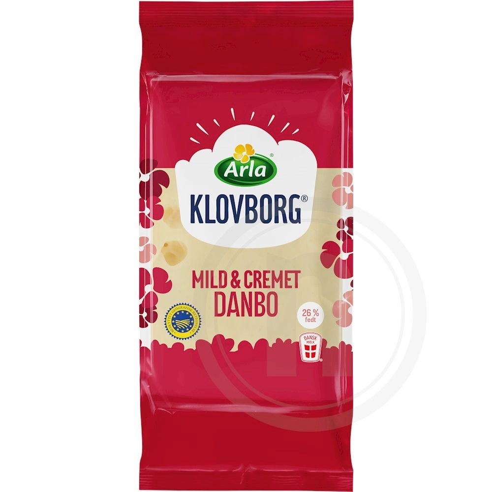 Ost i stykke mild 45+ fra Arla Klovborg – Leveret med nemlig.com