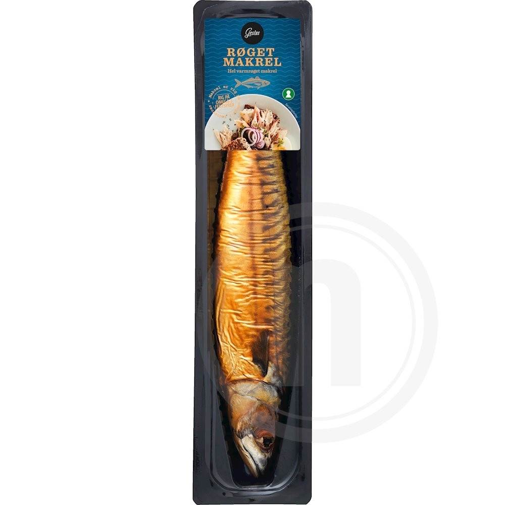 Røget makrel (hel) fra Gestus – Leveret med nemlig.com