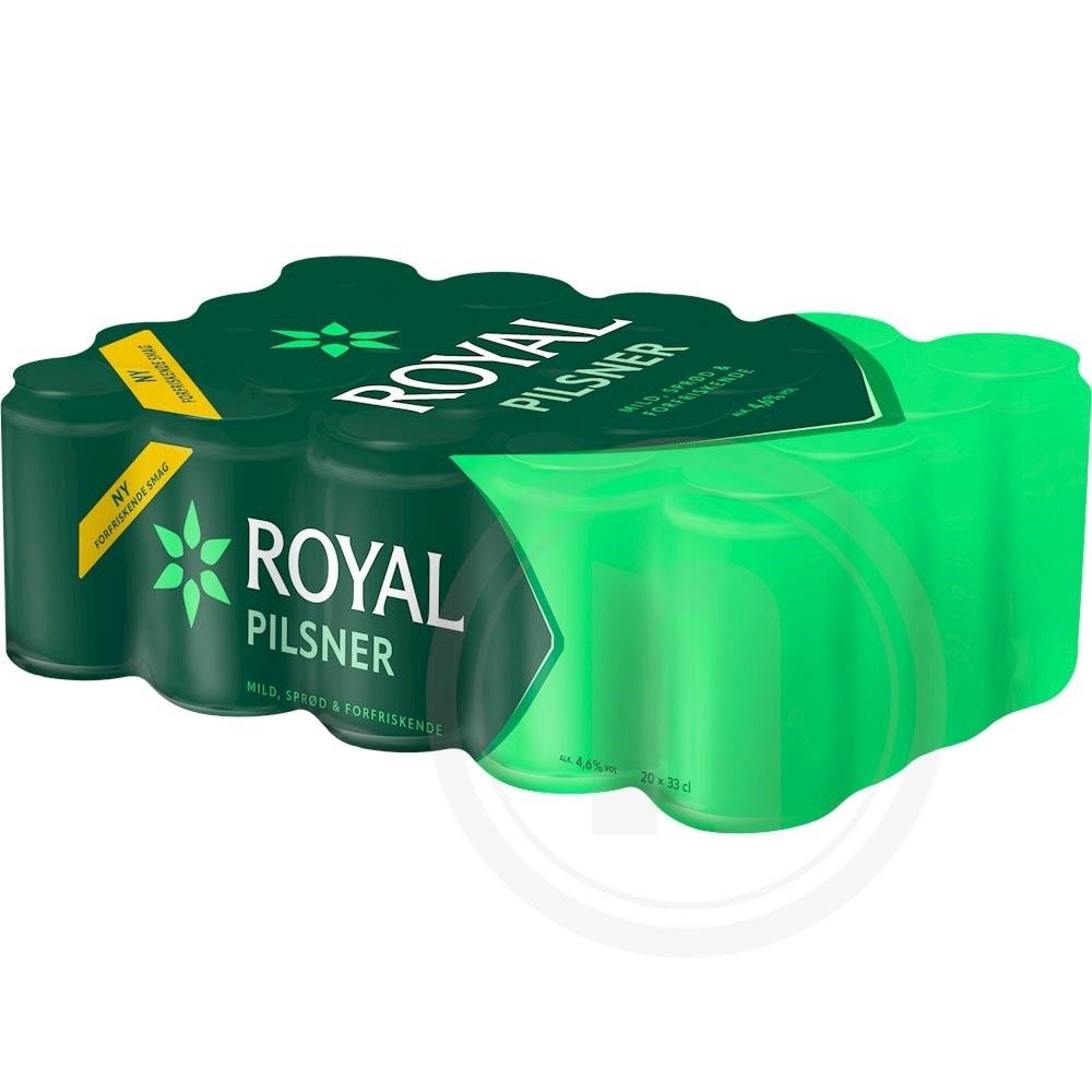 Royal pilsner (dåse) fra Royal – køb online hos nemlig.com
