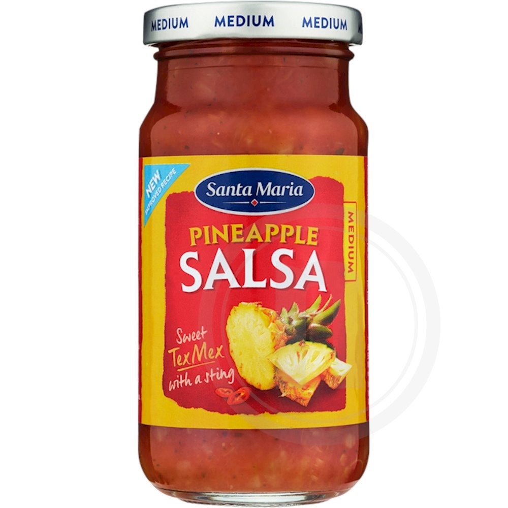 Salsa m. ananas (medium) fra Santa Maria – Leveret med nemlig.com