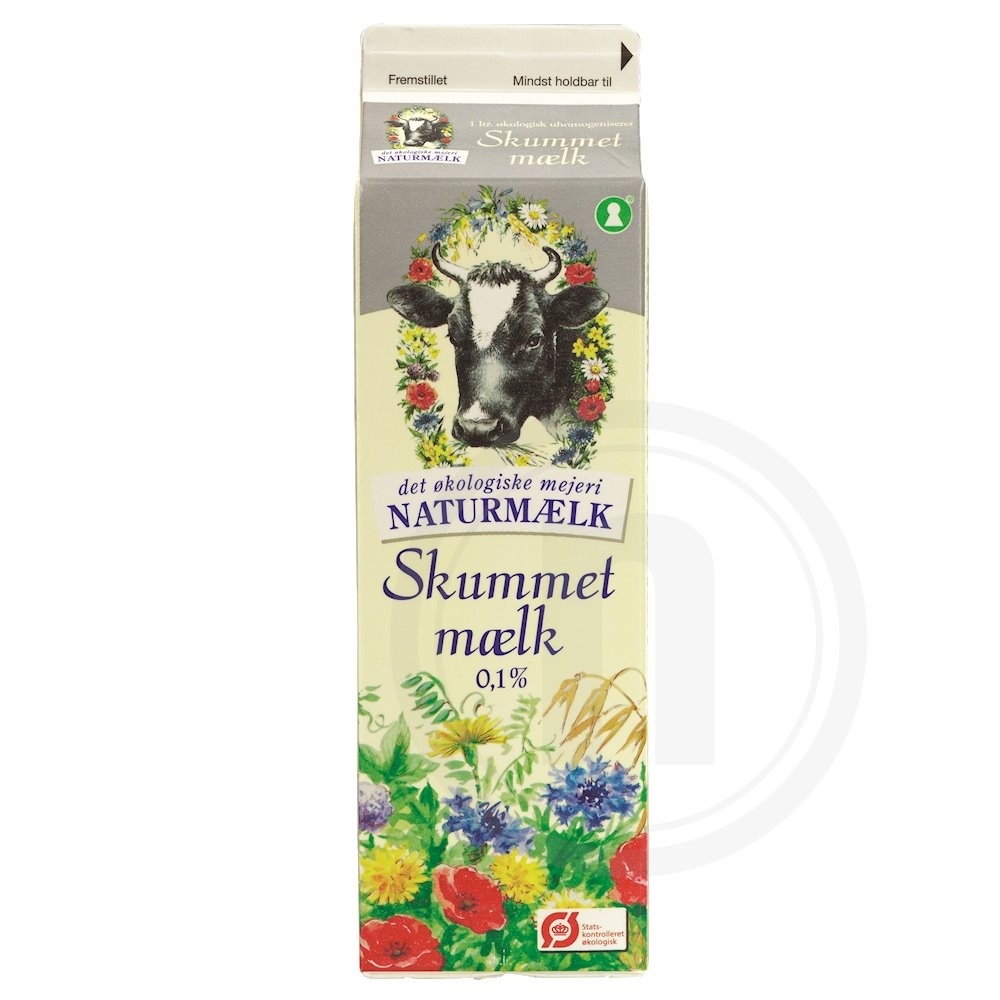 Skummetmælk øko. fra Naturmælk – Leveret med nemlig.com