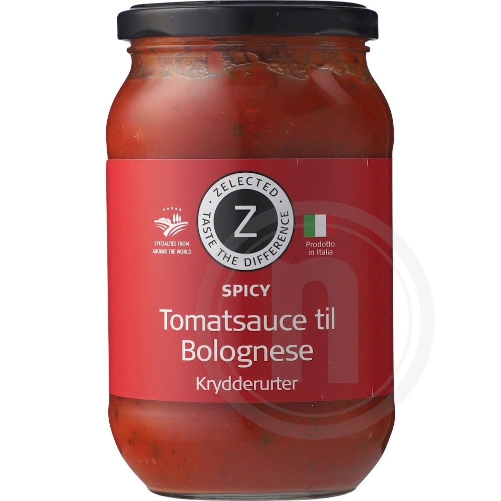 Tomatsauce m. krydderurter fra Zelected Foods – Leveret med nemlig.com Tomatsauce m. krydderurter fra Zelected Foods – Leveret med nemlig.com