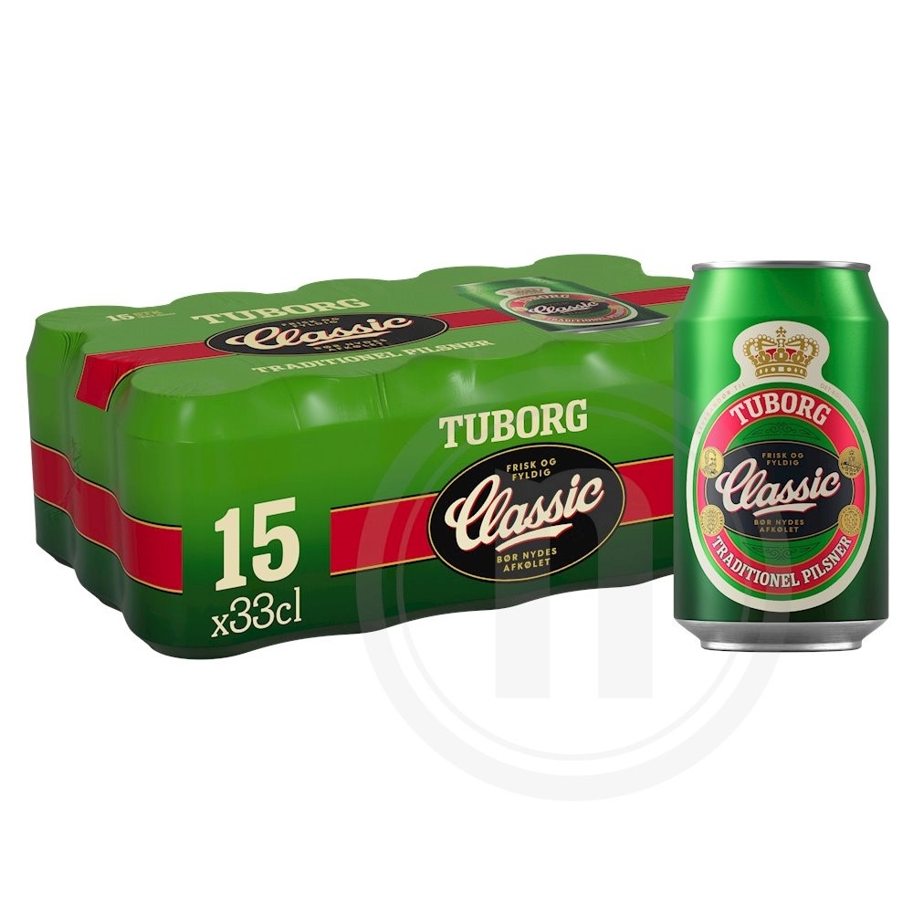 Tuborg Classic (dåse) fra Tuborg – Leveret med nemlig.com