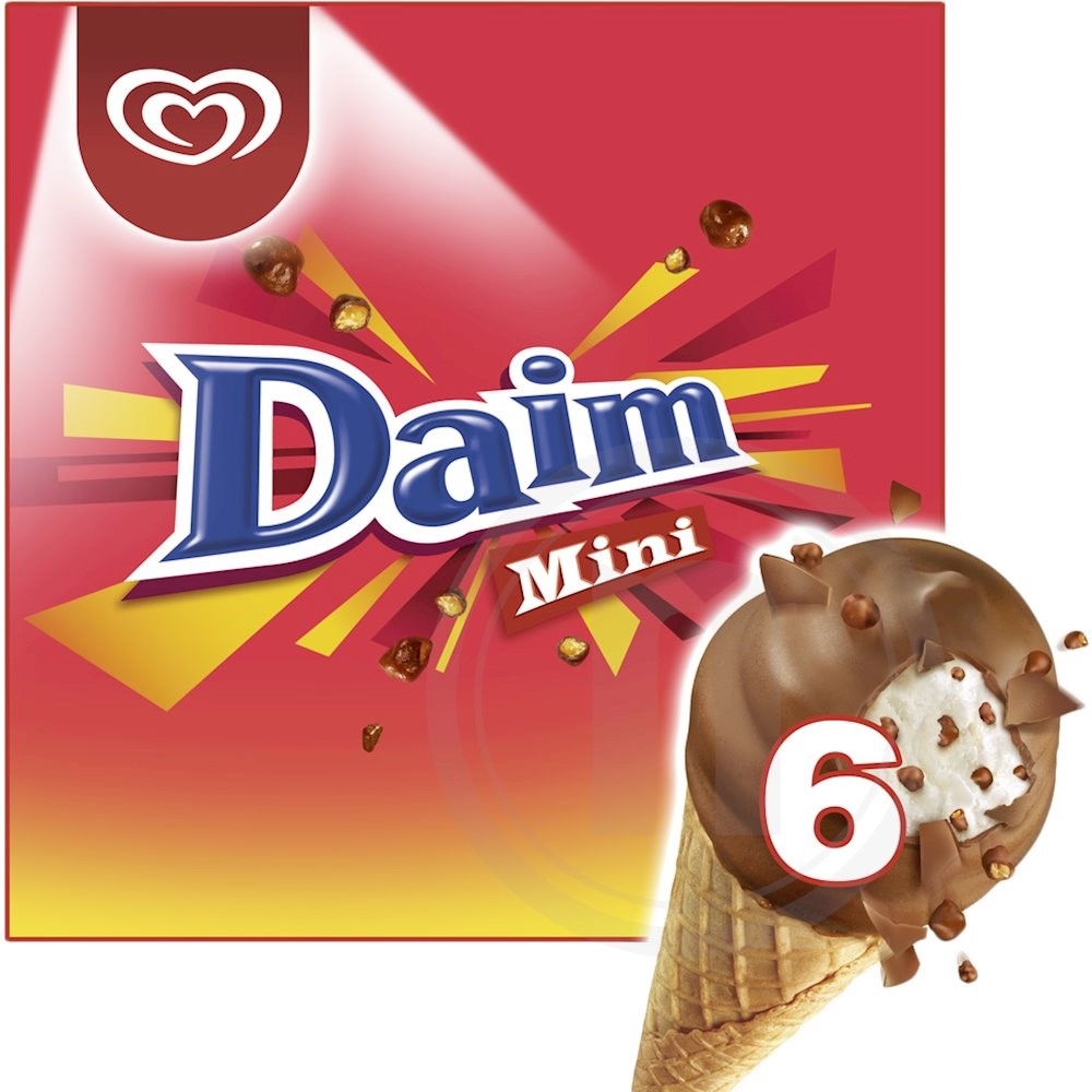 Vaffelis m. Daim (mini) fra Frisko – Leveret med nemlig.com